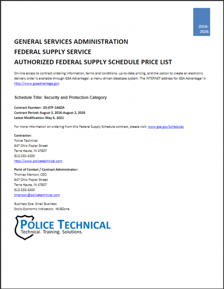 POLICETECHNICALTermsConditions2021_FINAL - Police Technical